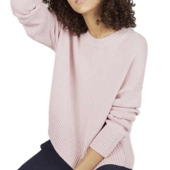 Everlane | Sweaters | Everlane The Soft Cotton Square Crew Sweater | Poshmark